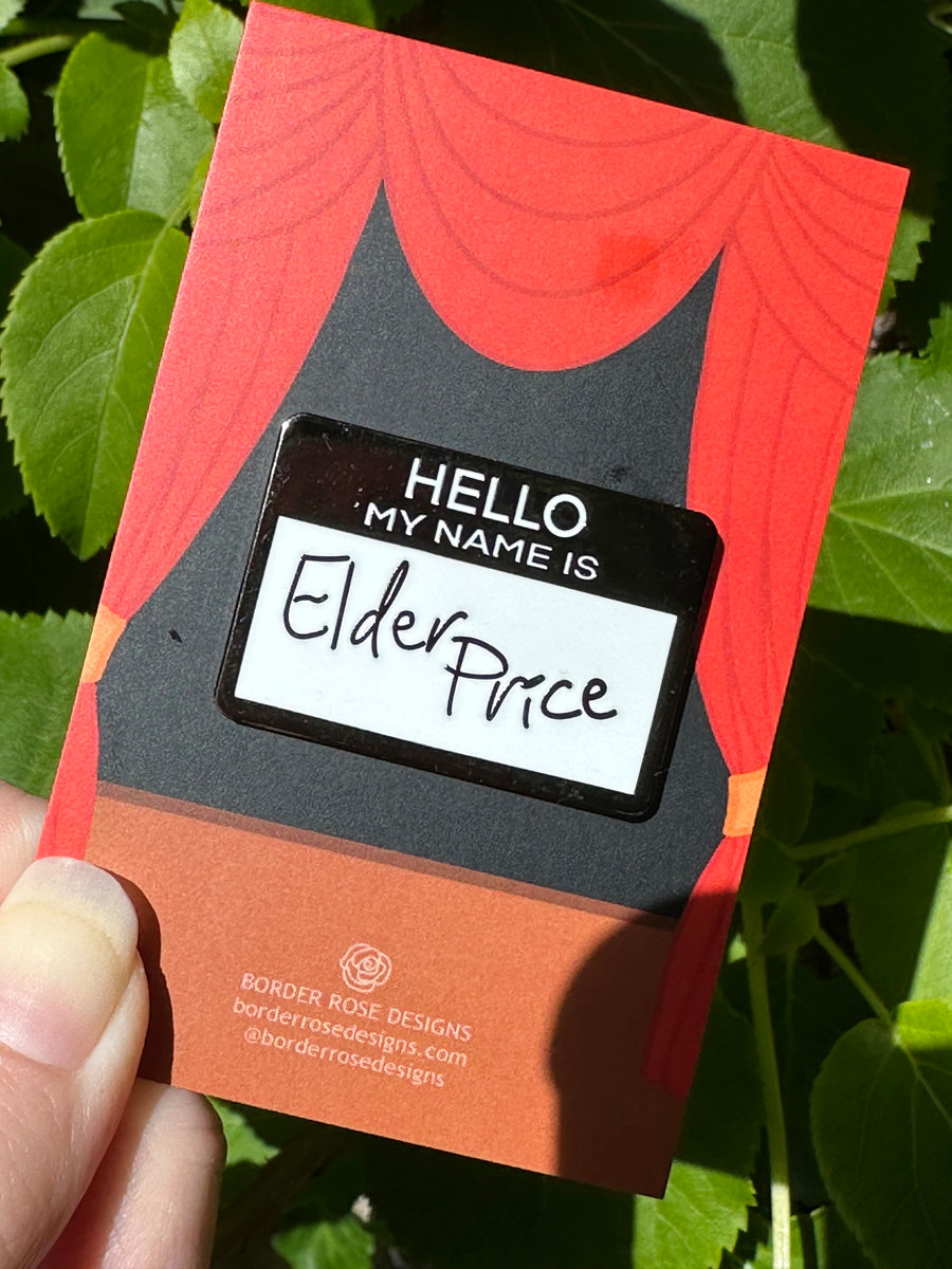 Hello Elder Price Name Tag Book of Mormon Enamel Pin Badge ...