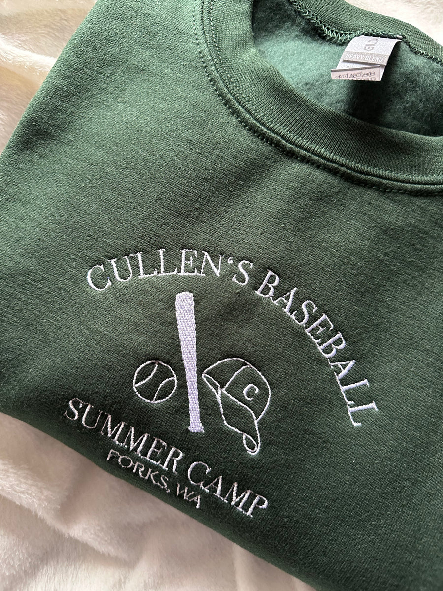 Cullen Summer Camp Unisex Embroidered Sweatshirt – borderrosedesigns